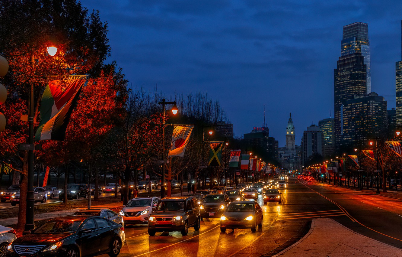 Autumn City Evening Wallpapers - Wallpaper Cave
