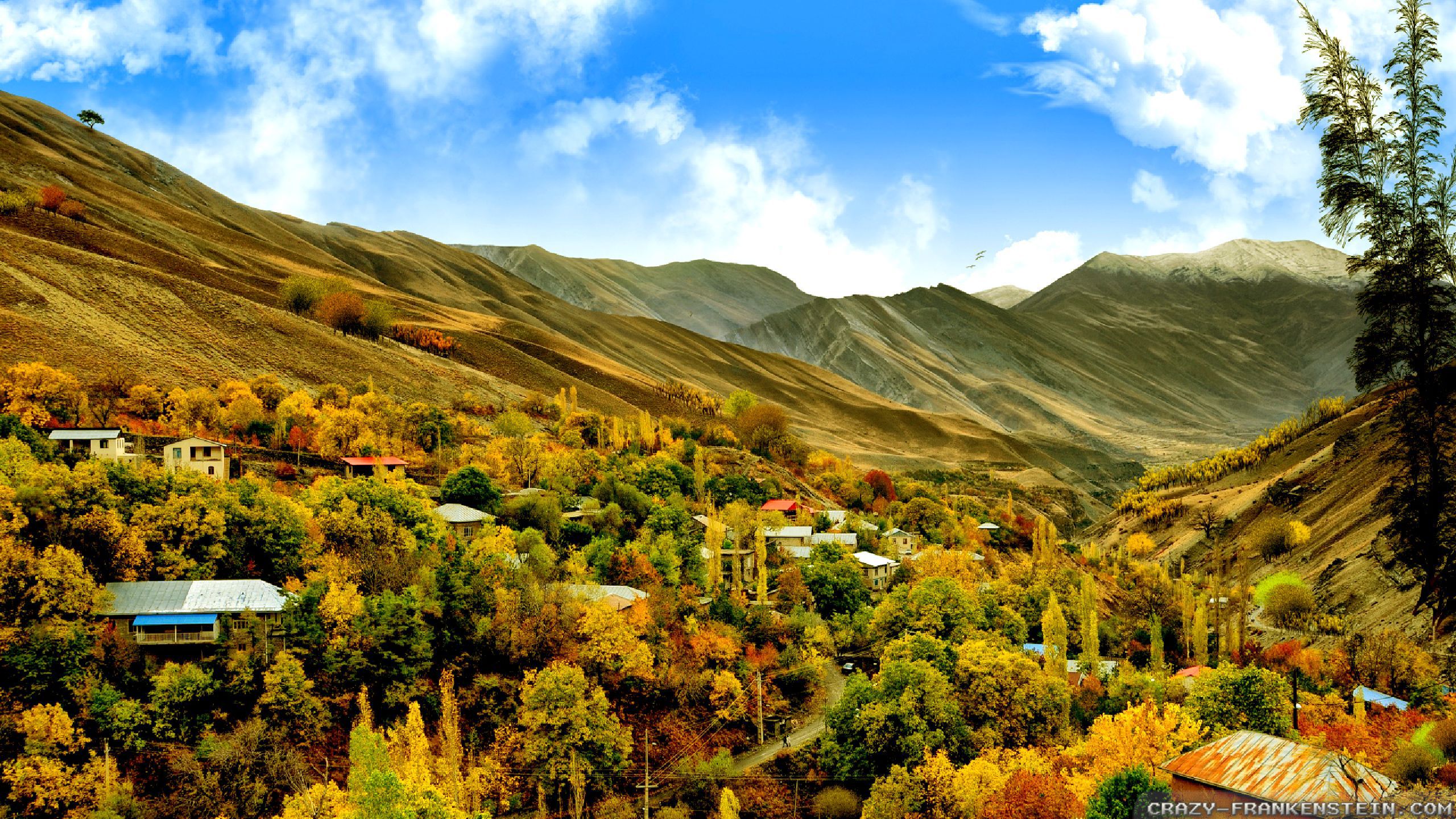 Autumn Small Town Wallpapers - Wallpaper Cave