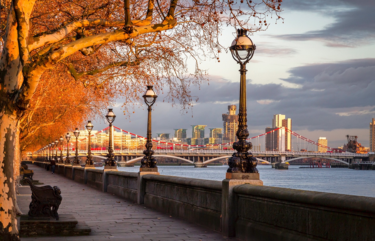 Autumn City Evening Wallpapers - Wallpaper Cave