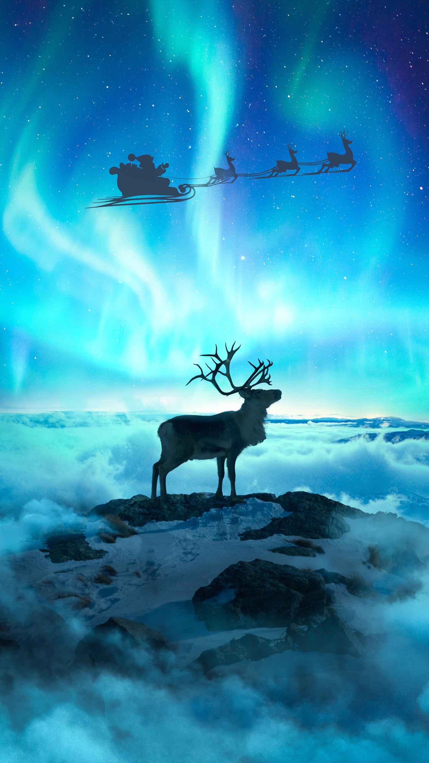 Christmas Elk Wallpapers - Wallpaper Cave