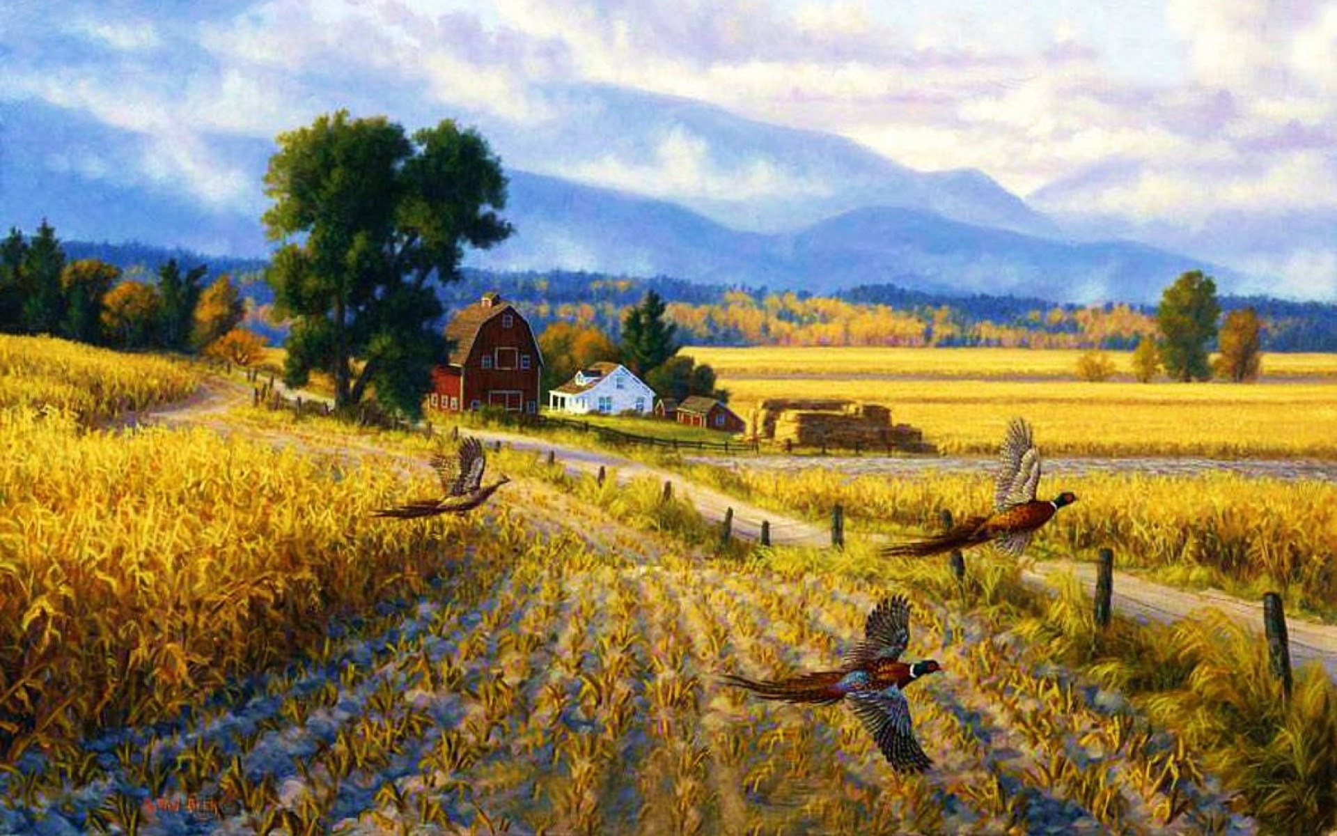 Fall Farm Wallpapers - Wallpaper Cave