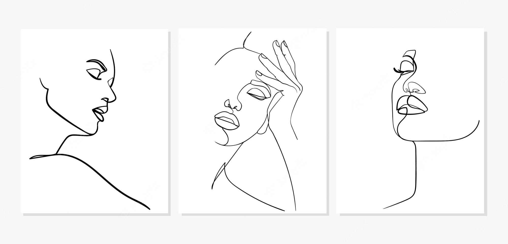 Women Line Face Wallpapers - Wallpaper Cave