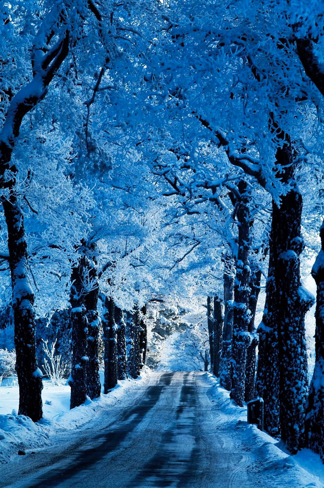 Blue Aesthetic Winter Wallpapers - Wallpaper Cave