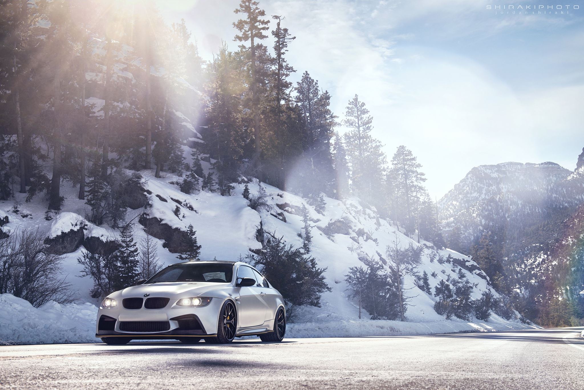 White BMW Winter Wallpapers - Wallpaper Cave
