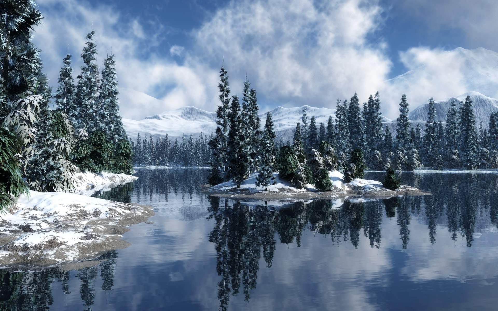 Winter Forest Desktop Wallpapers - Wallpaper Cave