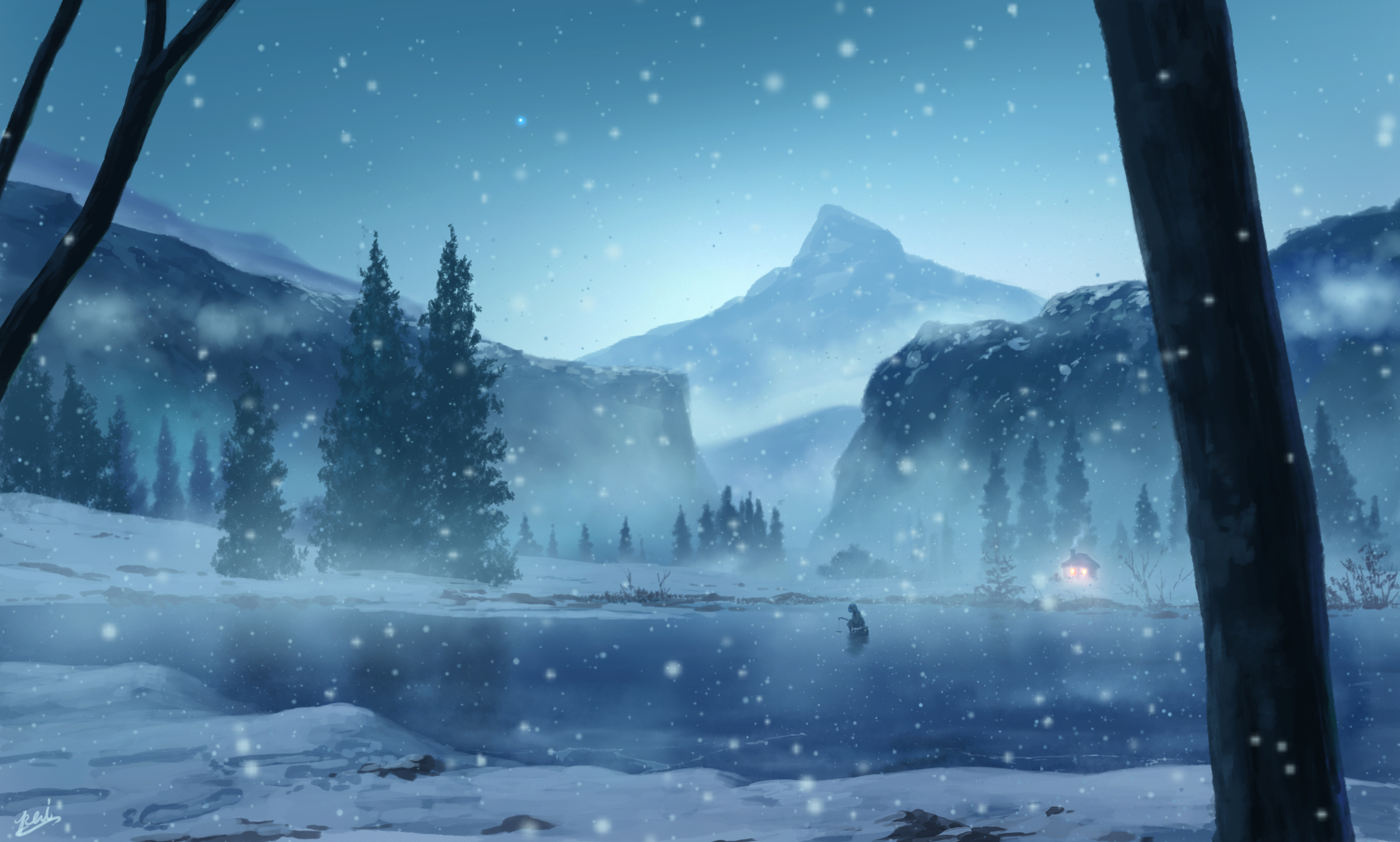 Anime Scenary Winter Wallpapers - Wallpaper Cave