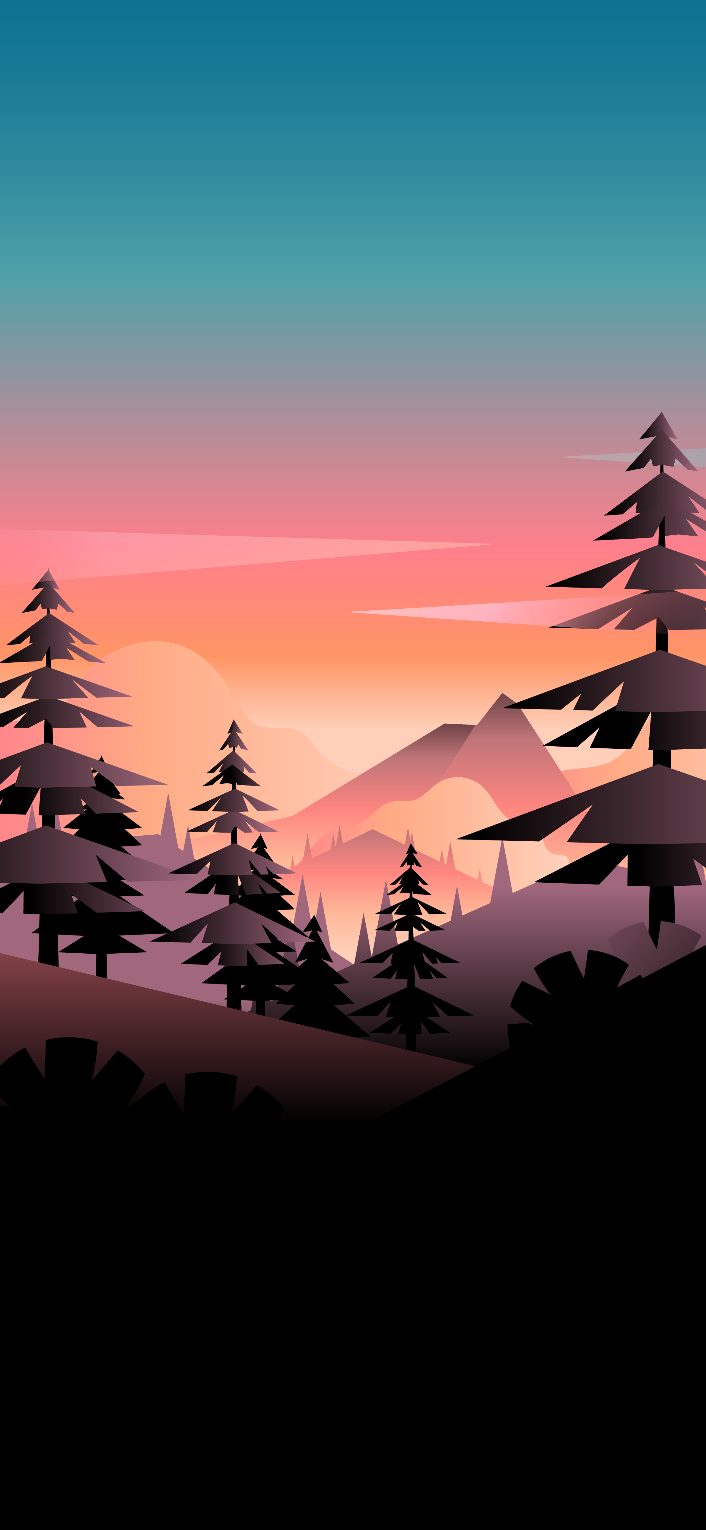 Forest Landscape Minimal Wallpapers - Wallpaper Cave