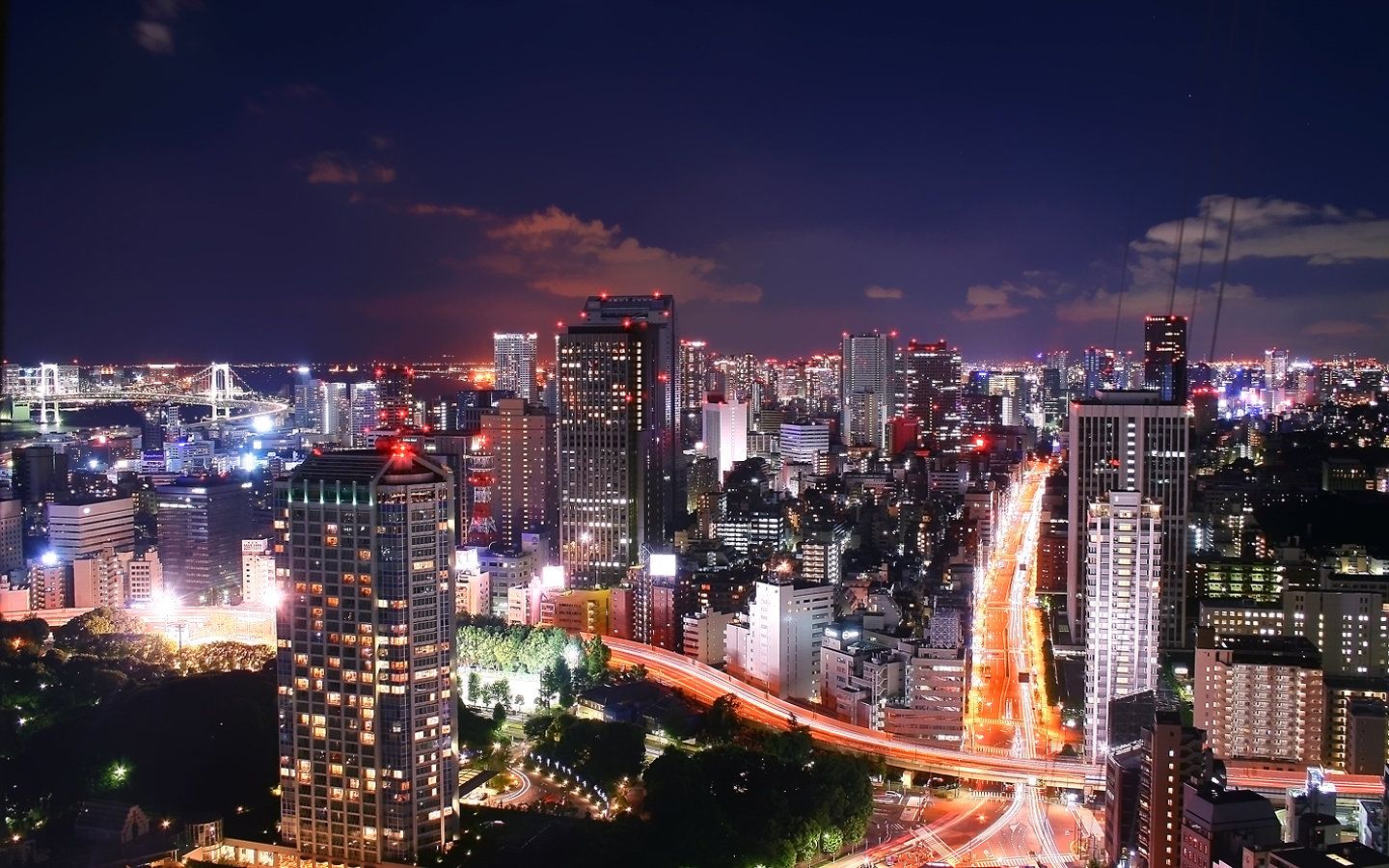 Tokyo Night Time Desktop Wallpapers - Wallpaper Cave