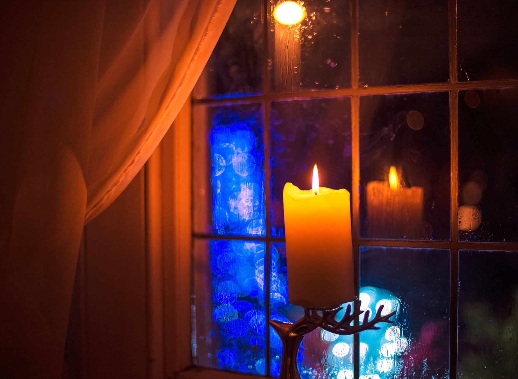 Winter Window Candle Wallpapers - Wallpaper Cave