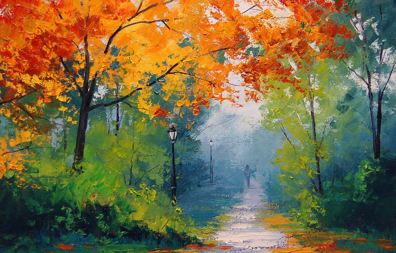 Autumn Art Desktop Wallpapers - Wallpaper Cave