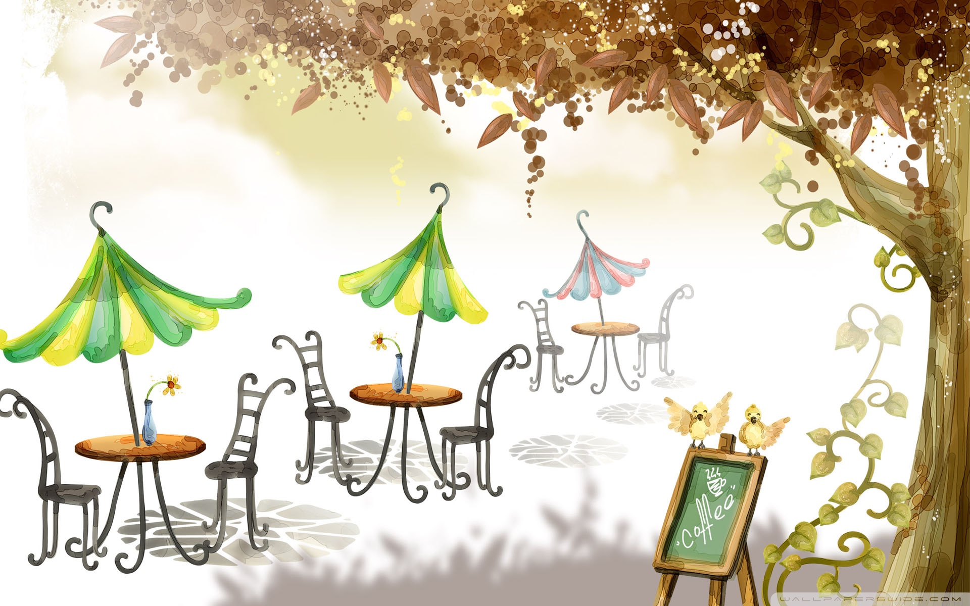 Autumn Art Desktop Wallpapers - Wallpaper Cave