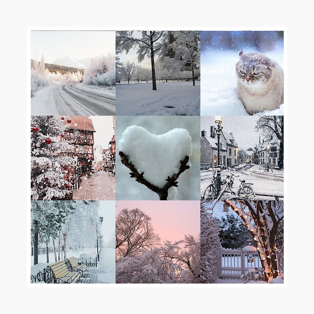 Winter Moodboard iPad Wallpapers - Wallpaper Cave