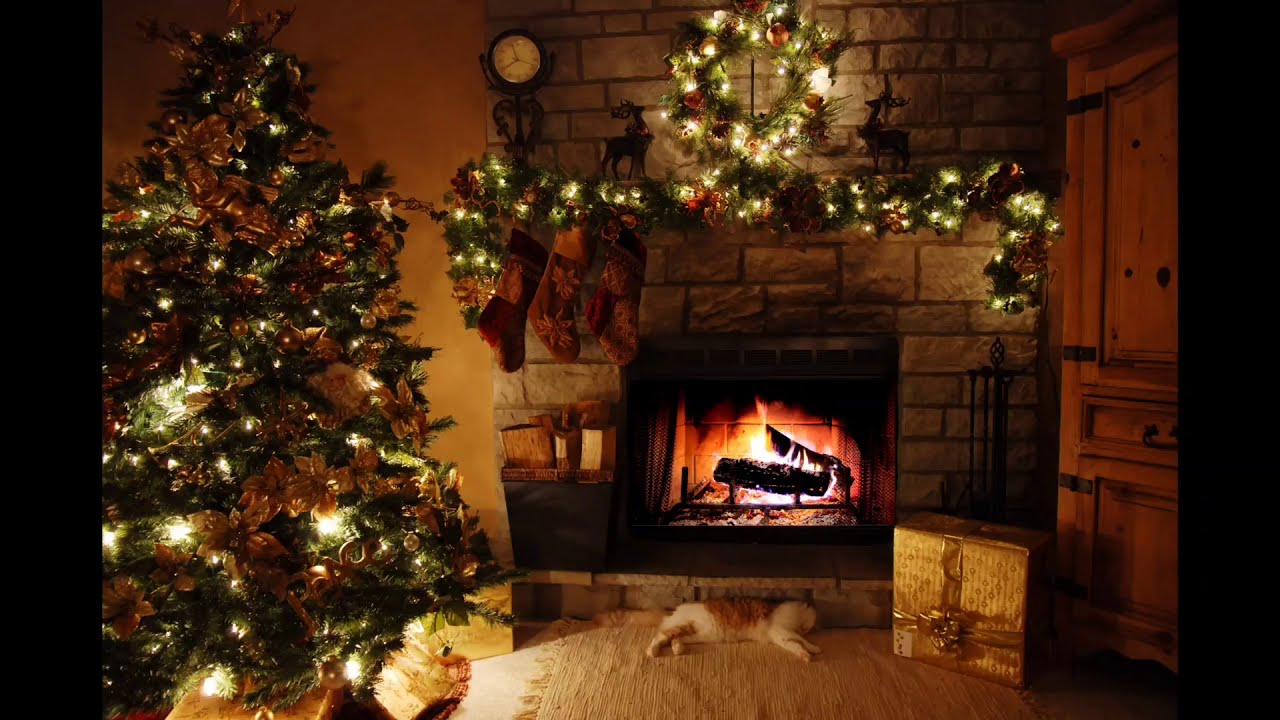 Christmas Fire Places Wallpapers - Wallpaper Cave