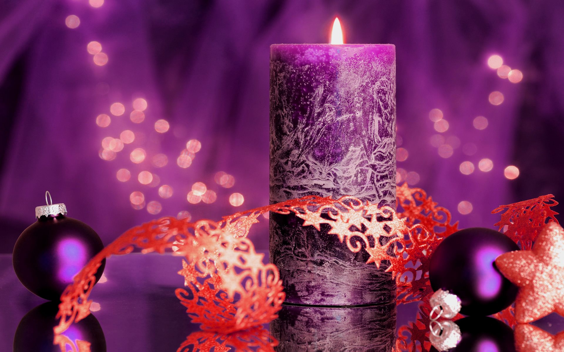 Christmas Candles Desktop Wallpapers - Wallpaper Cave