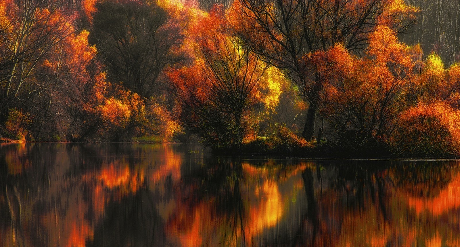 Colorful Autumn Reflections Wallpapers - Wallpaper Cave