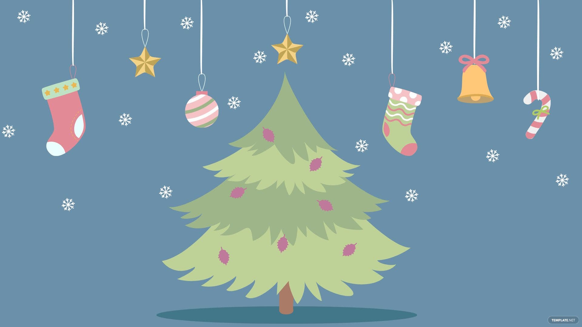 Cute Green Pastel Christmas Wallpapers - Wallpaper Cave