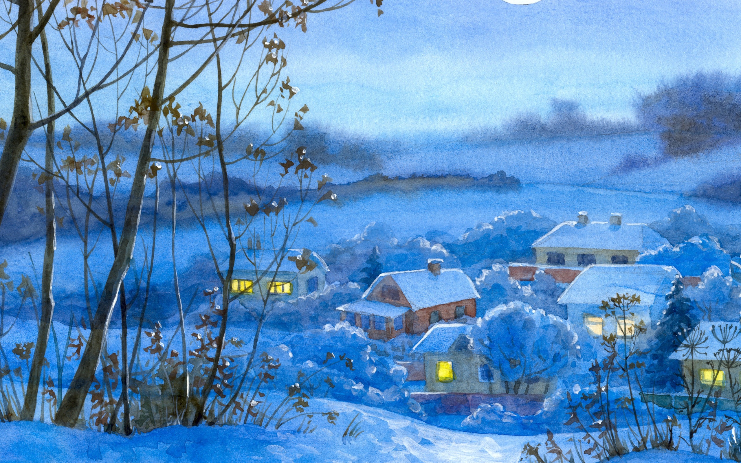 Rural Winter 4k Wallpapers - Wallpaper Cave