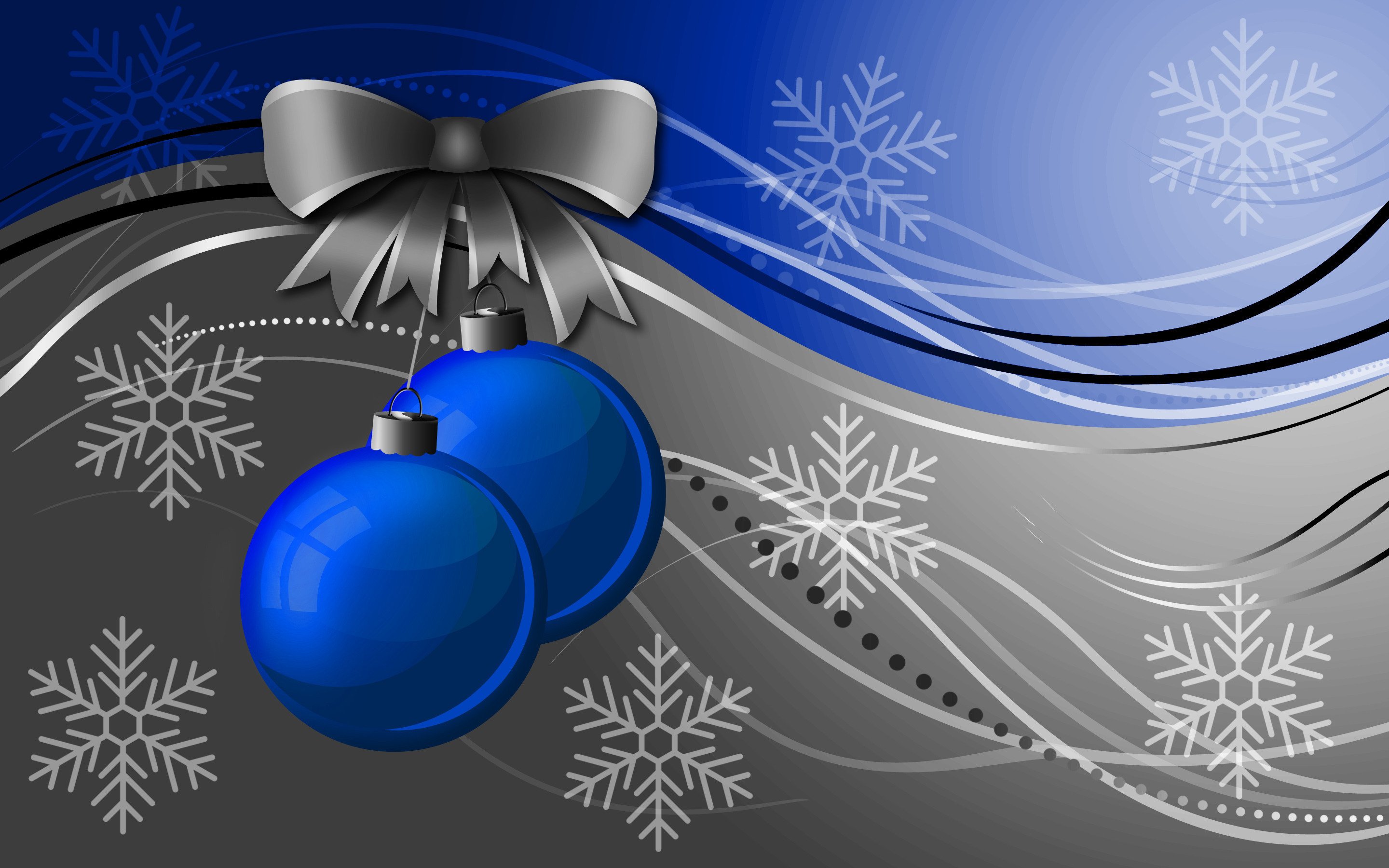 Blue Christmas Computer Wallpapers - Wallpaper Cave