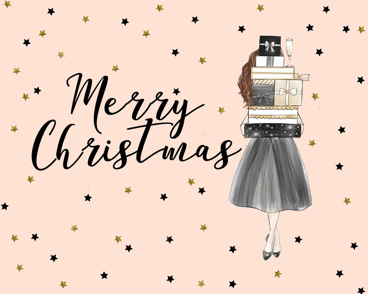 Merry Christmas Desktop Cute Wallpapers - Wallpaper Cave