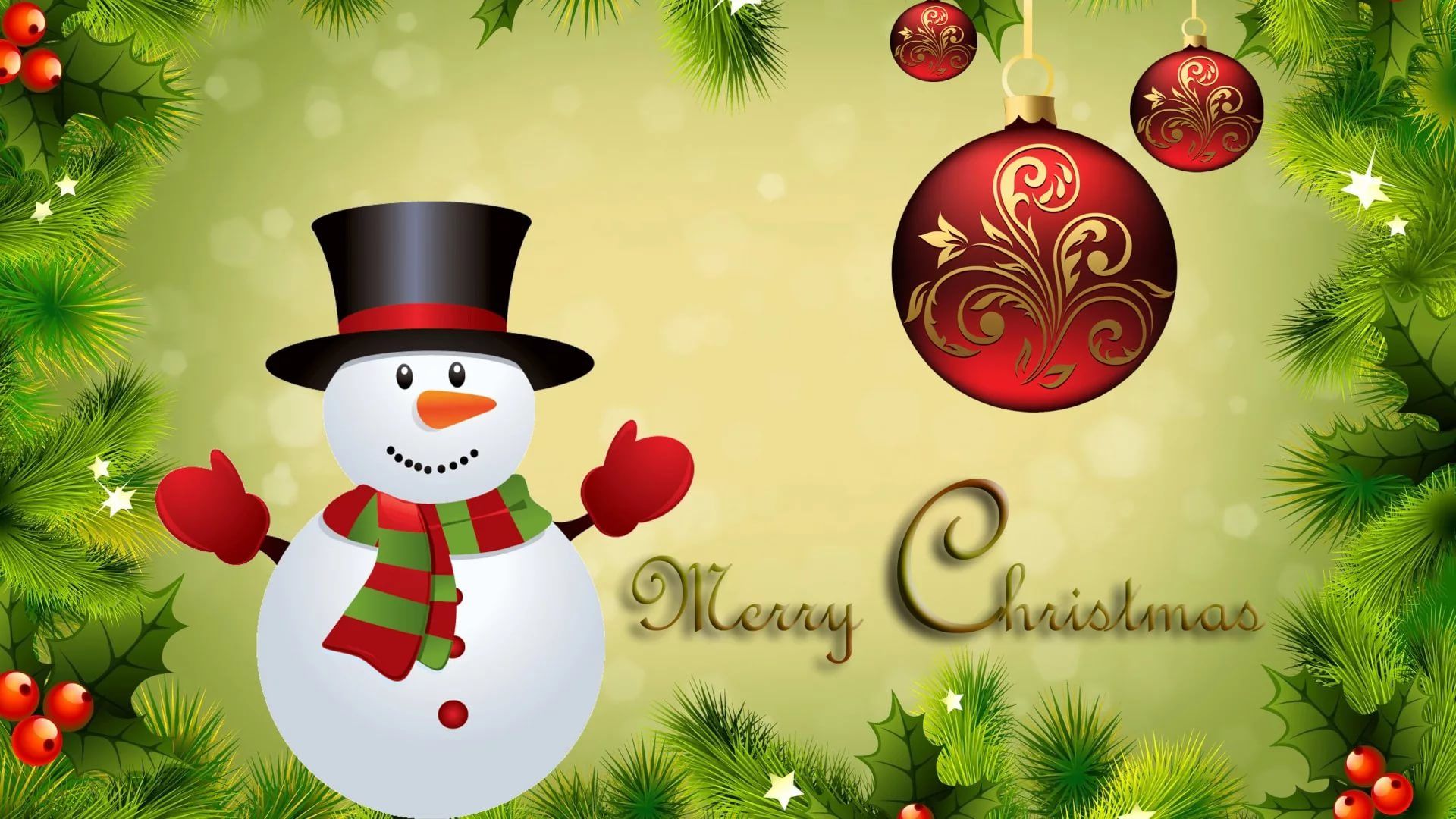 Merry Christmas Desktop Cute Wallpapers - Wallpaper Cave