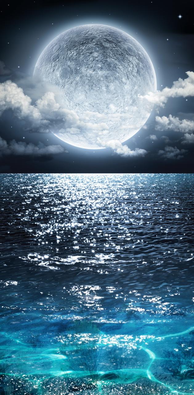 Sea Moon Wallpapers - Wallpaper Cave