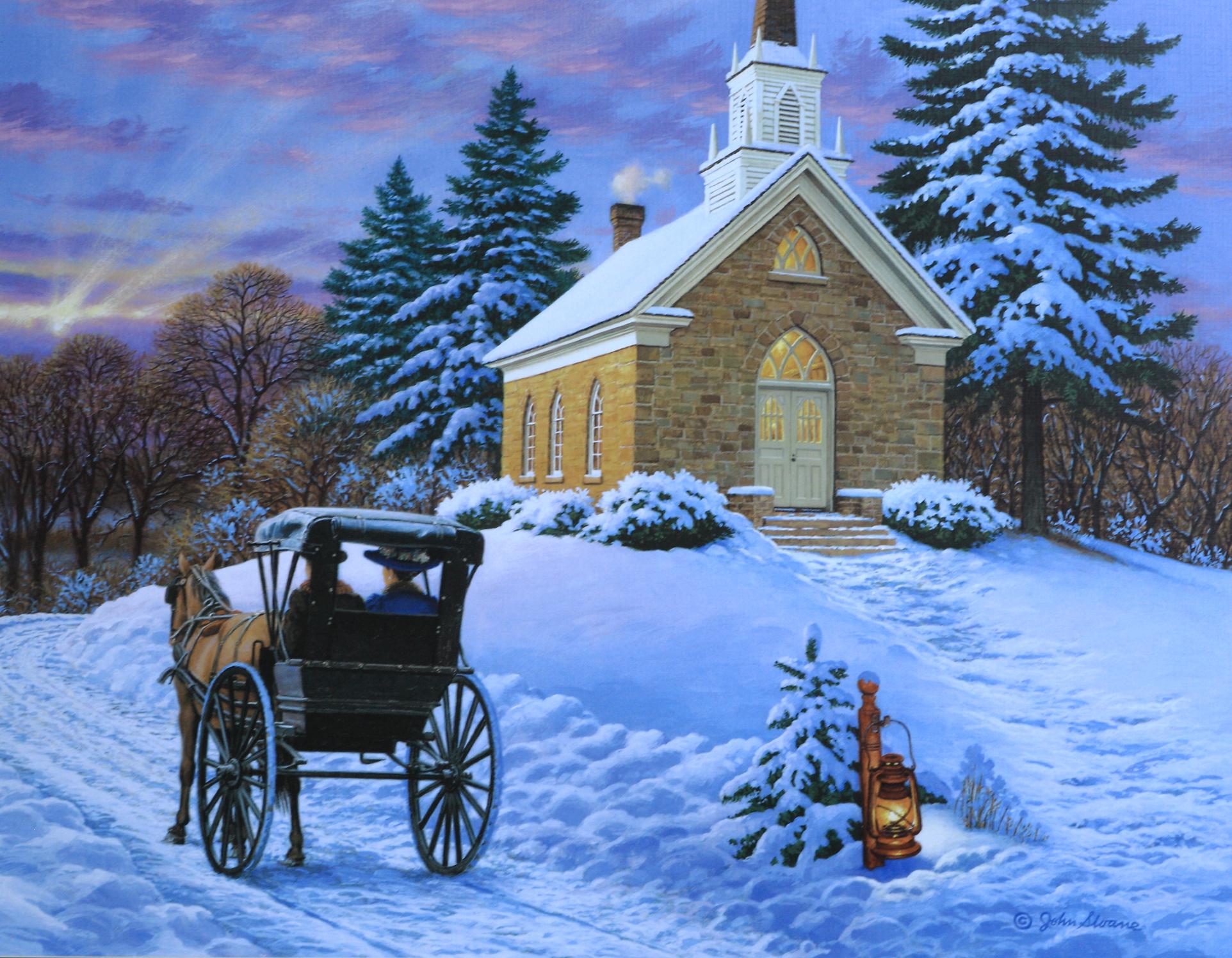 Cathedral Winter Wallpapers - Wallpaper Cave