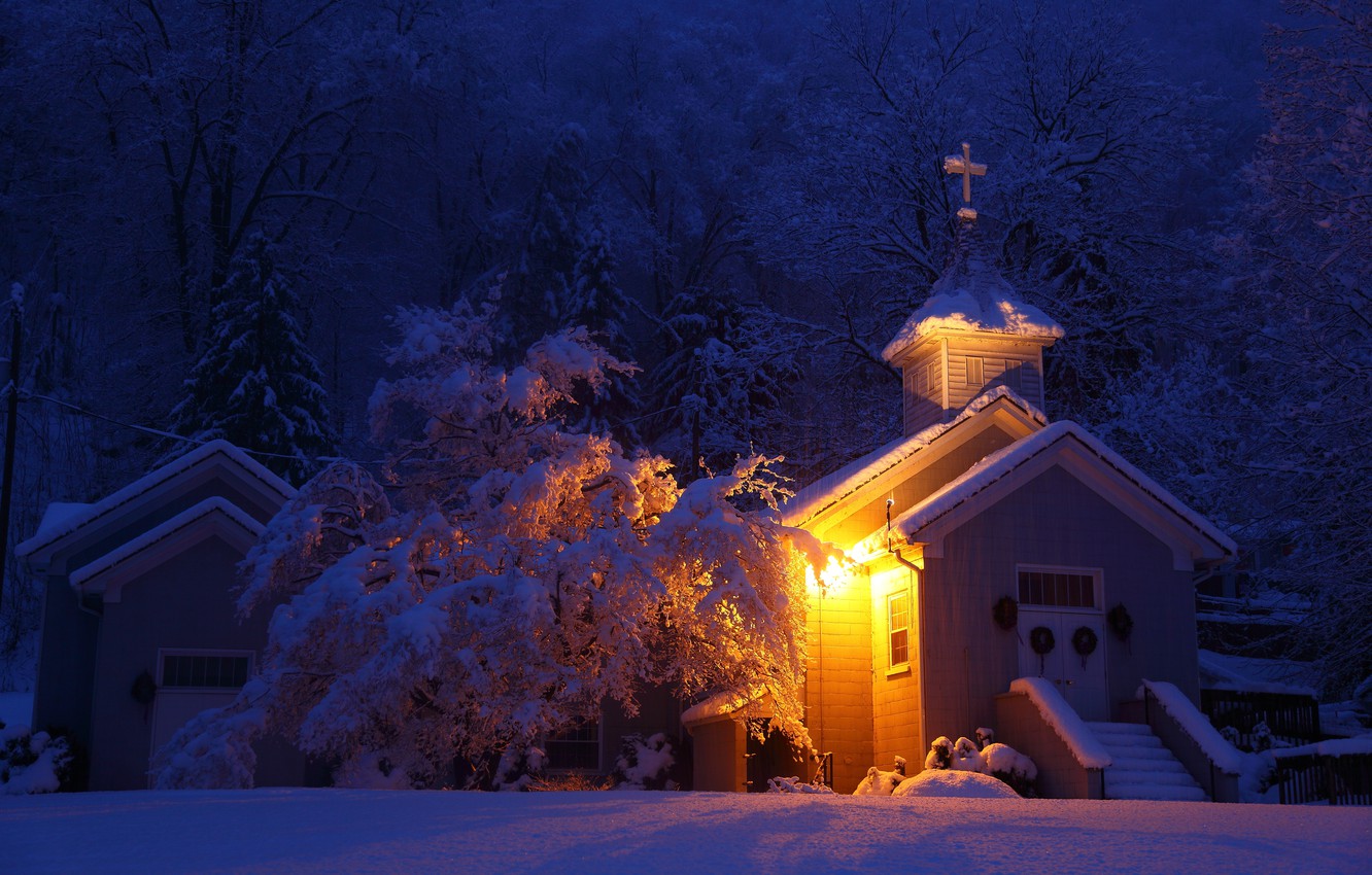 Cathedral Winter Wallpapers - Wallpaper Cave