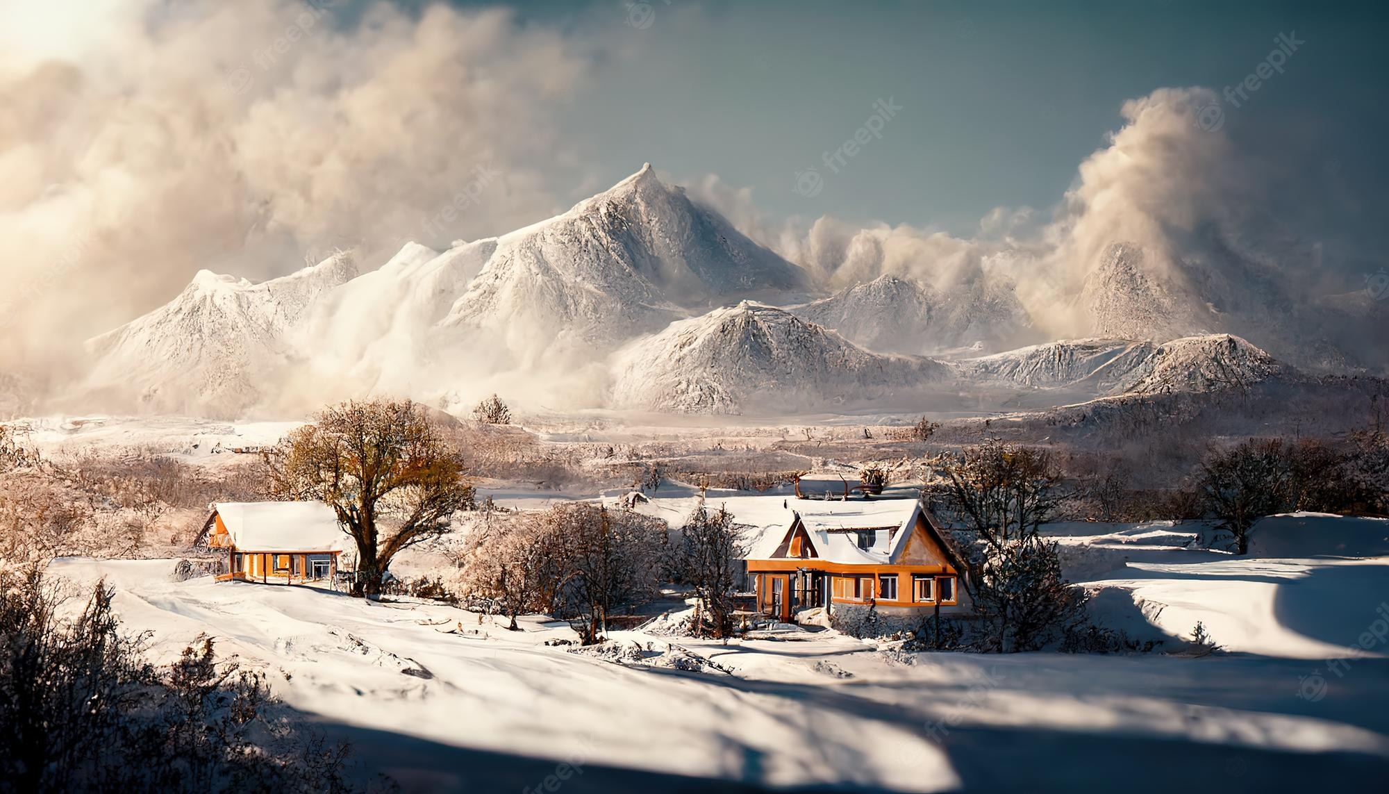 Winter Rural Scenes Wallpapers - Wallpaper Cave