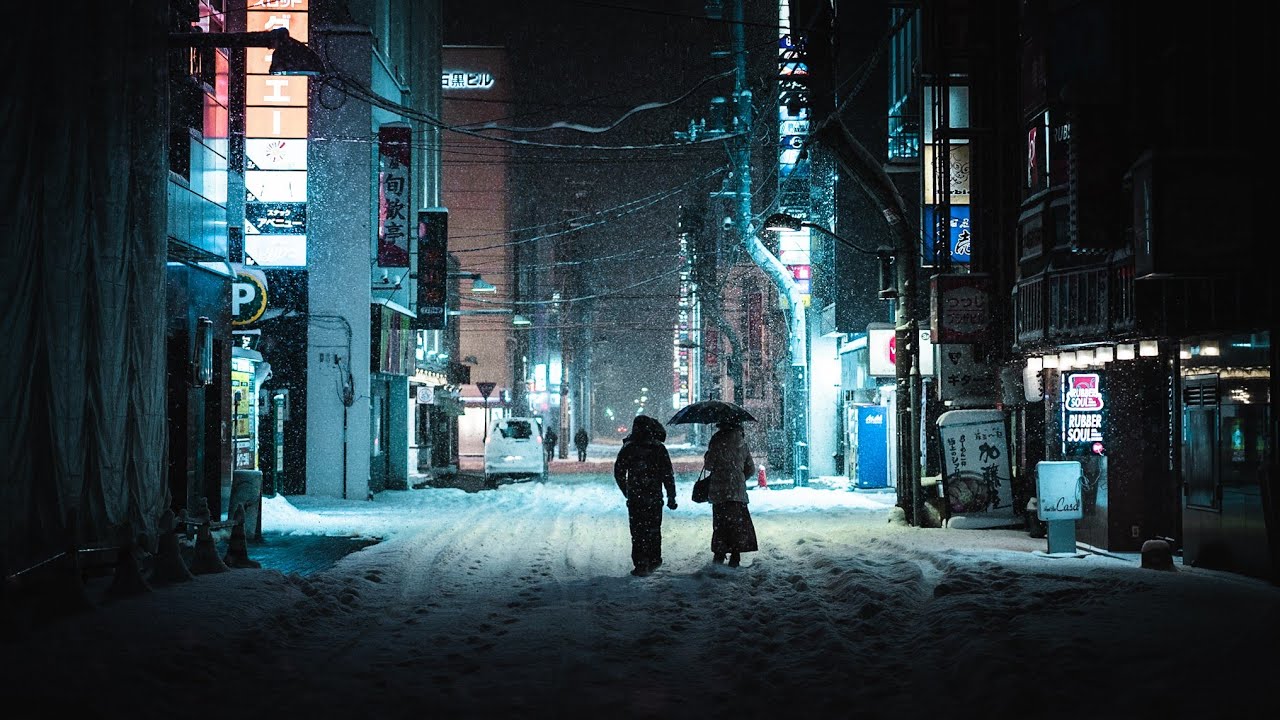 Japanese Winter Street Wallpapers - Wallpaper Cave