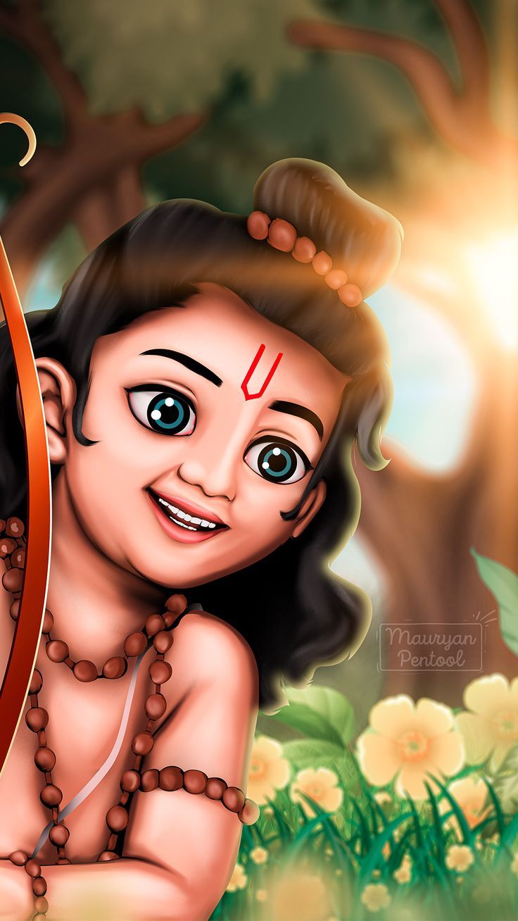 Ram Sita Cartoon Wallpapers Wallpaper Cave
