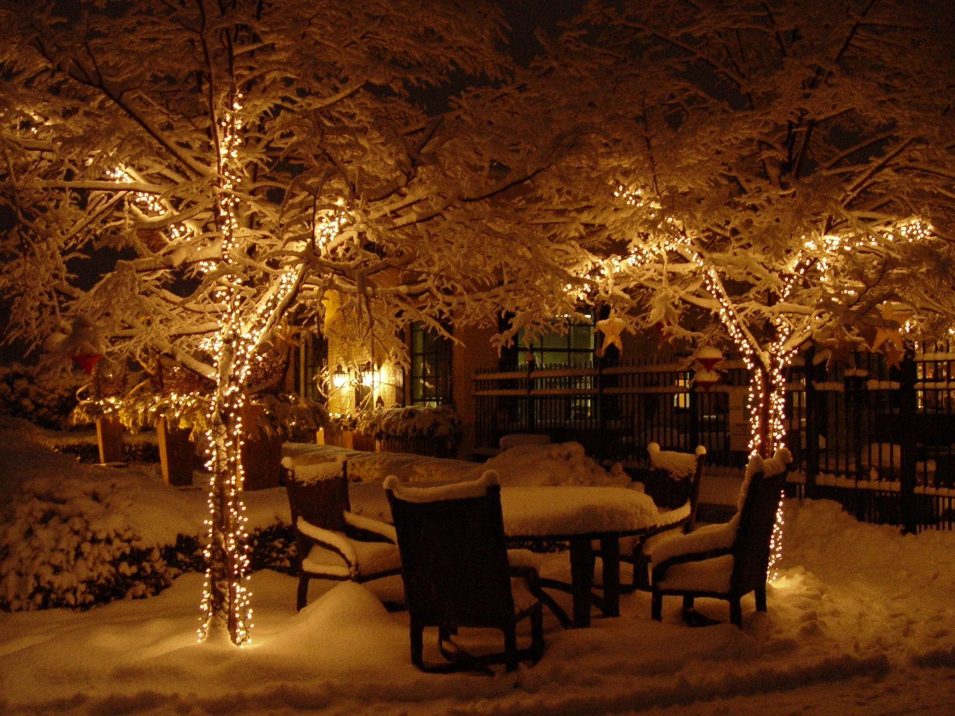 Winter Snow Lights Wallpapers - Wallpaper Cave