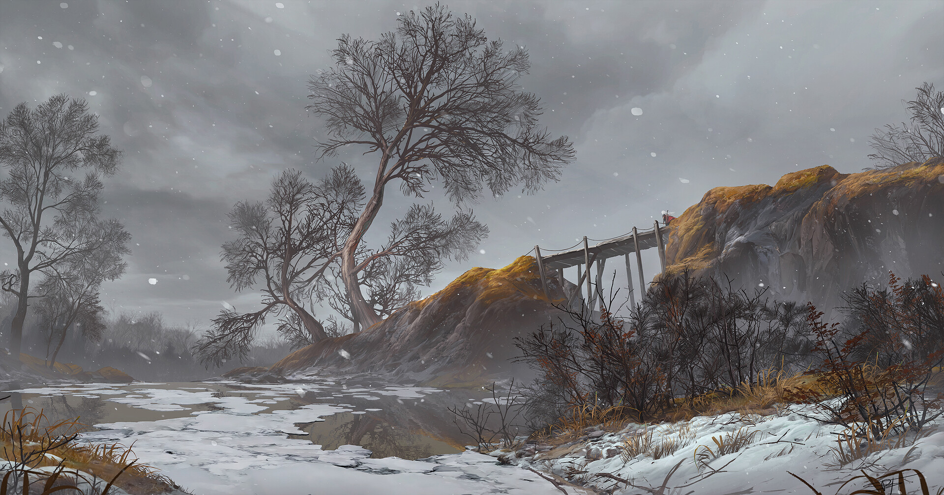 Winter Digital Art Landscape Wallpapers - Wallpaper Cave