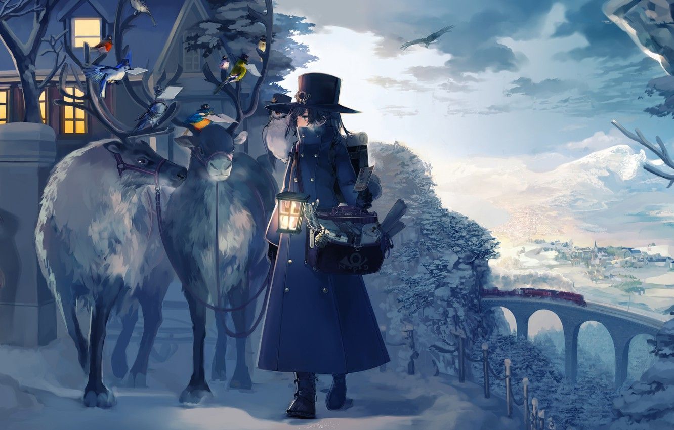 Anime Scenary Winter Wallpapers - Wallpaper Cave