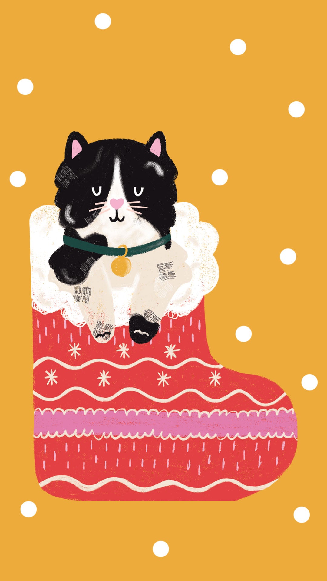 Christmas Cats Phone Wallpapers - Wallpaper Cave