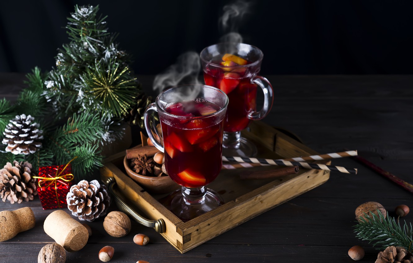 Drinks Christmas Wallpapers - Wallpaper Cave