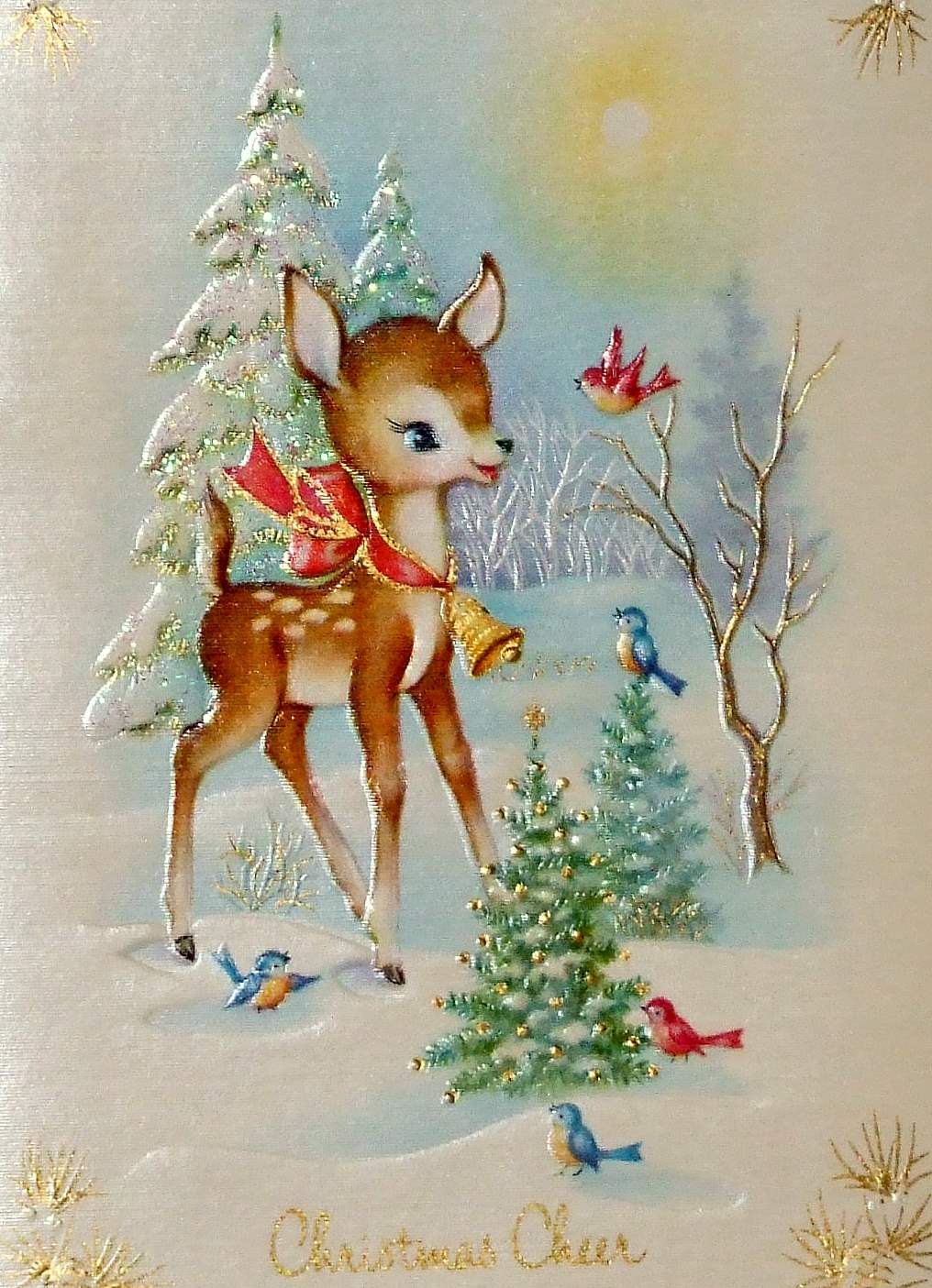 Christmas Card Retro Wallpapers - Wallpaper Cave