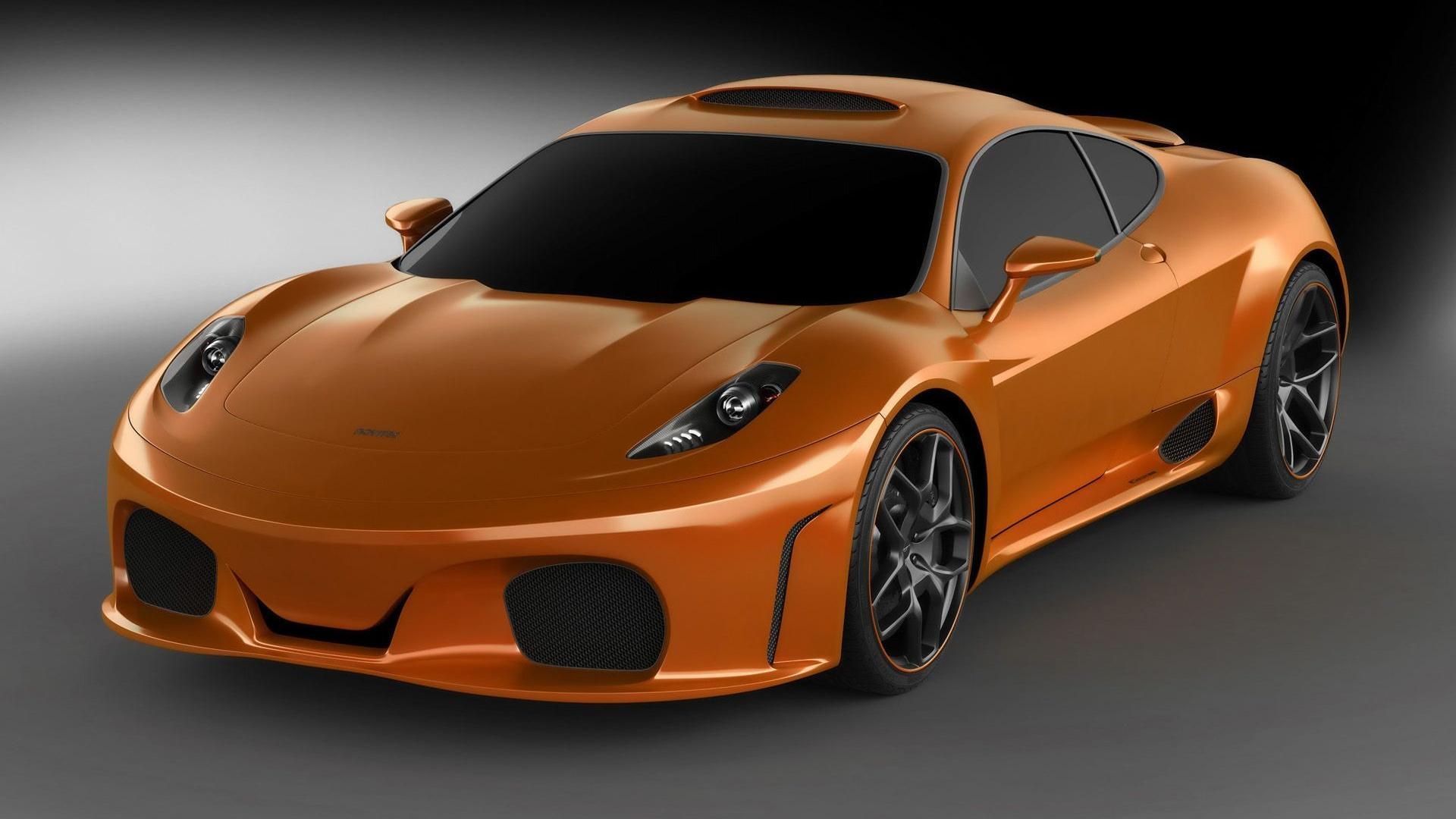Orange Ferrari Wallpapers - Wallpaper Cave