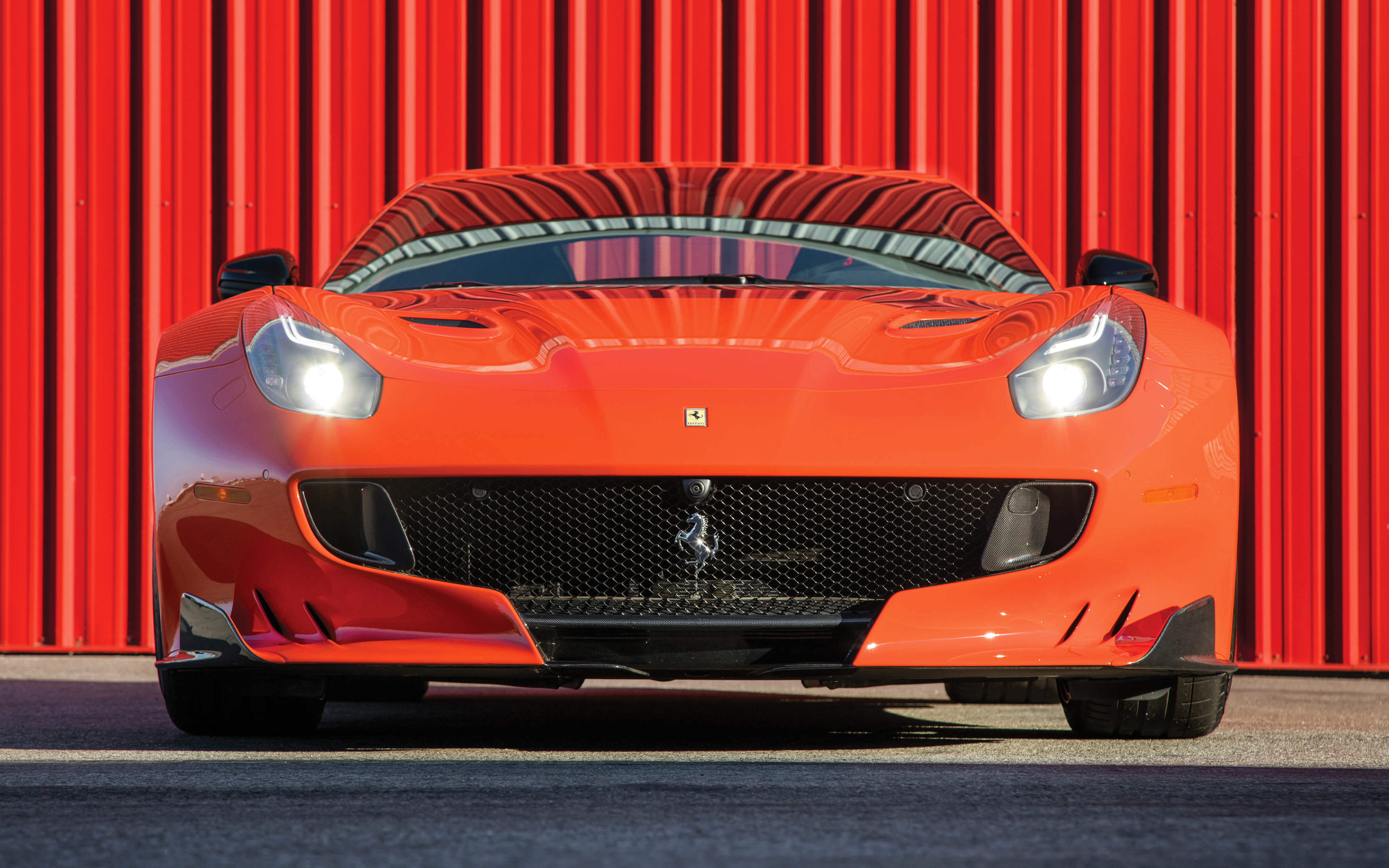 Orange Ferrari Wallpapers - Wallpaper Cave