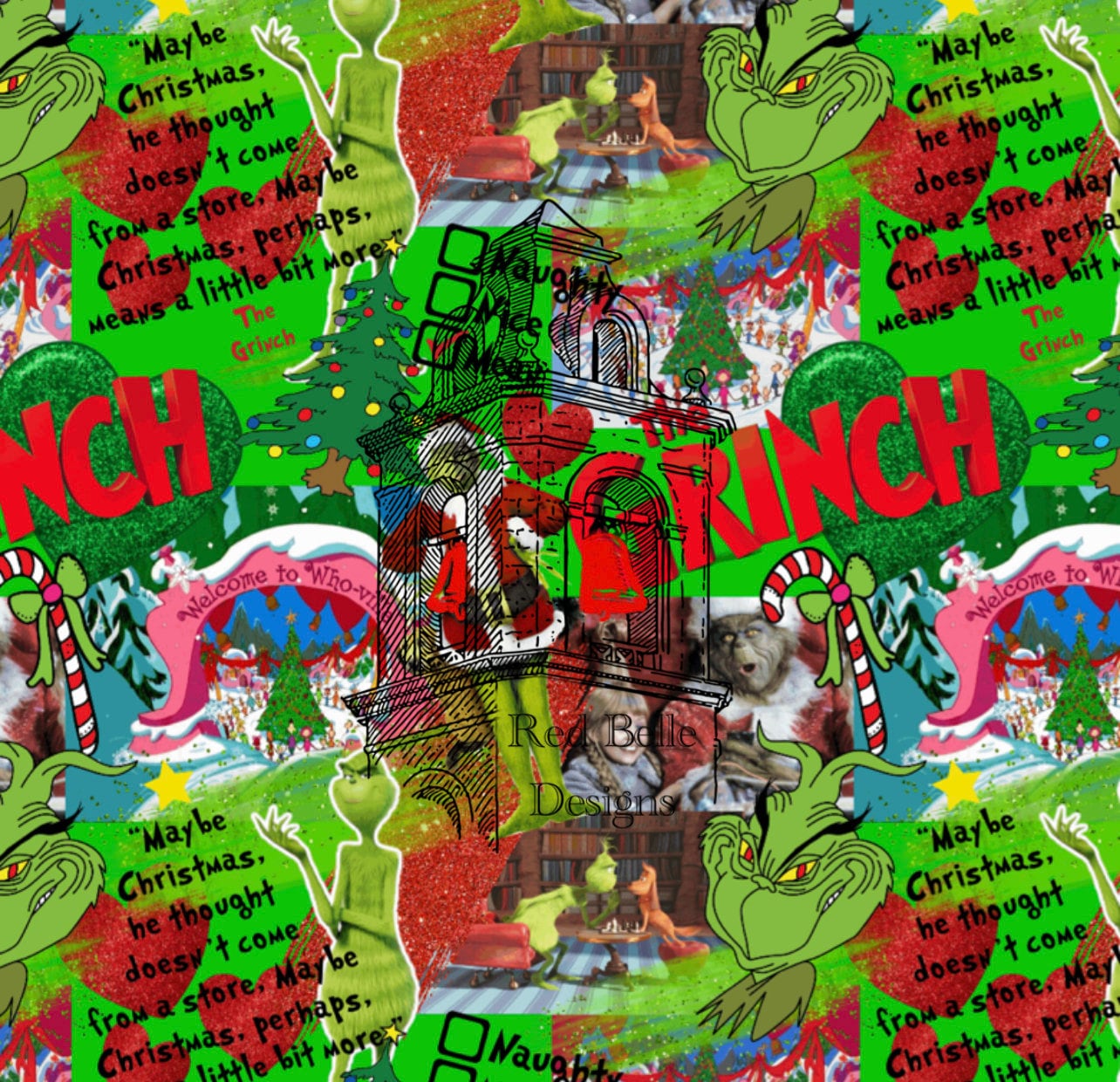 Grinch Collage Wallpapers - Wallpaper Cave