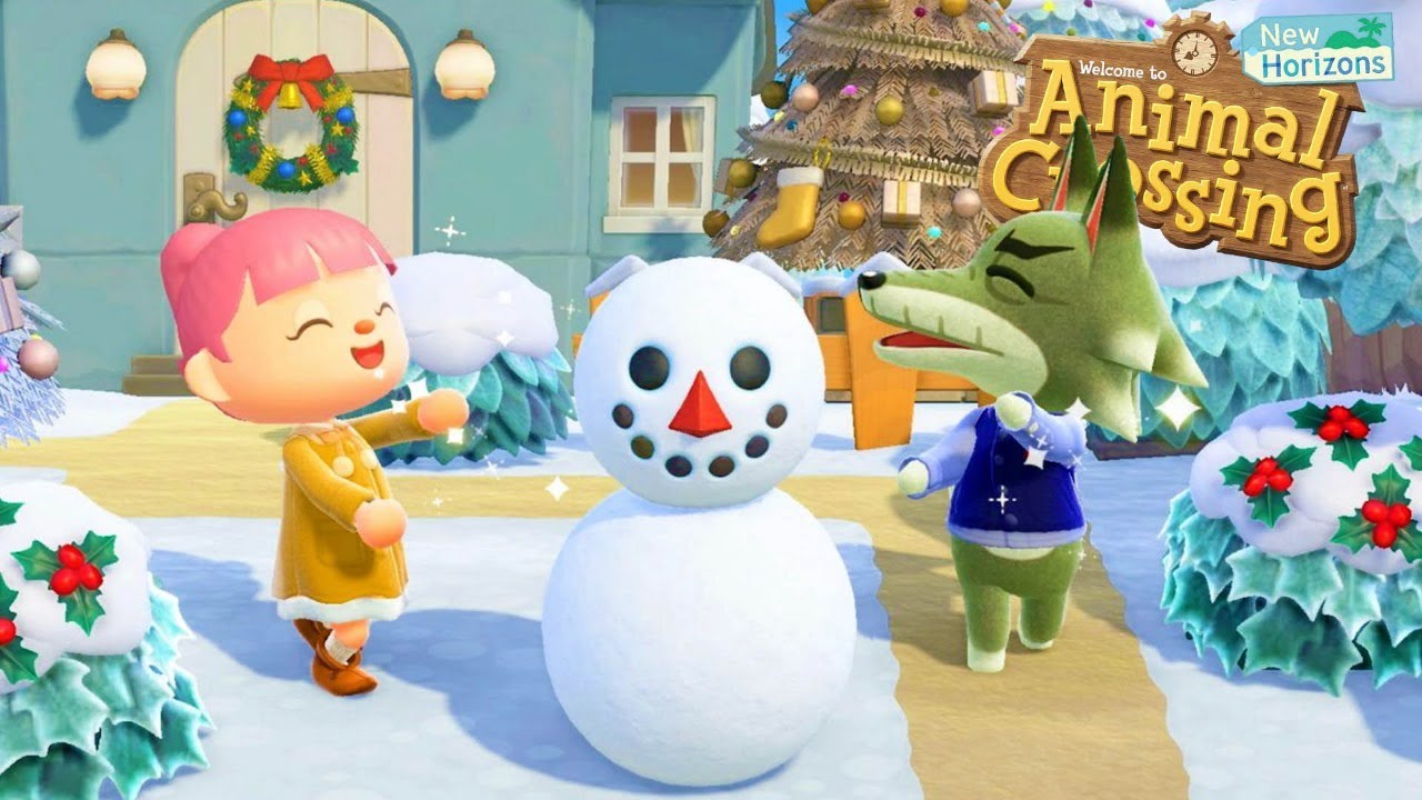 Animal Crossing Christmas Desktop Wallpapers - Wallpaper Cave