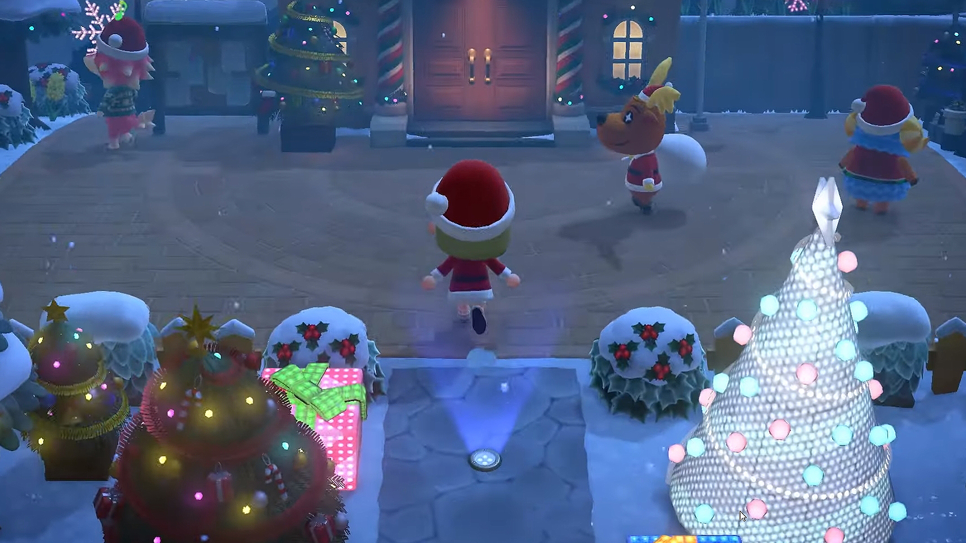 Animal Crossing Christmas Desktop Wallpapers - Wallpaper Cave