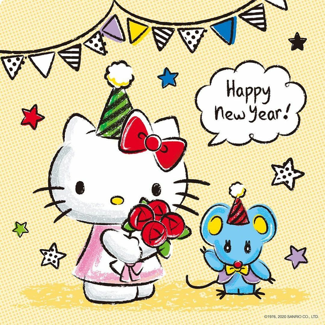 New Year Hello Kitty Wallpapers - Wallpaper Cave