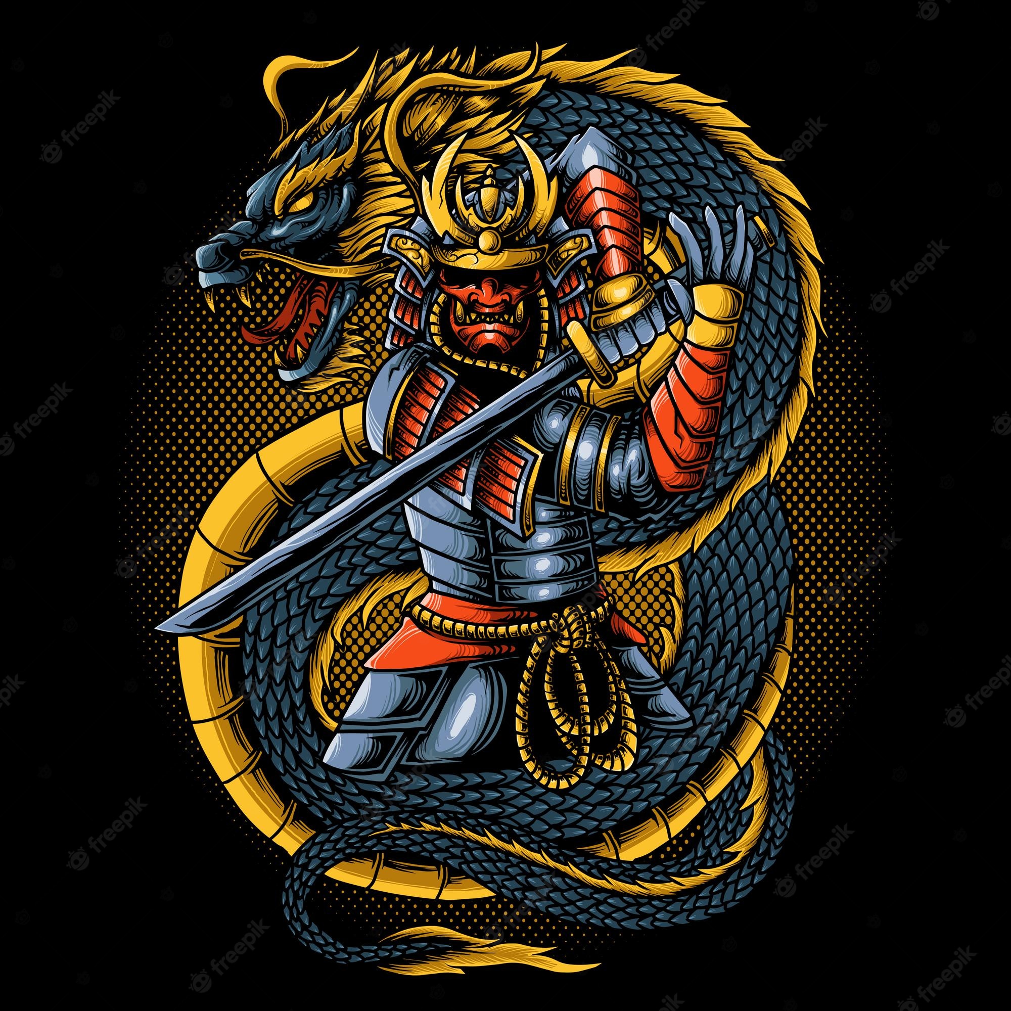 Samurai With Dragons Wallpapers - Wallpaper Cave