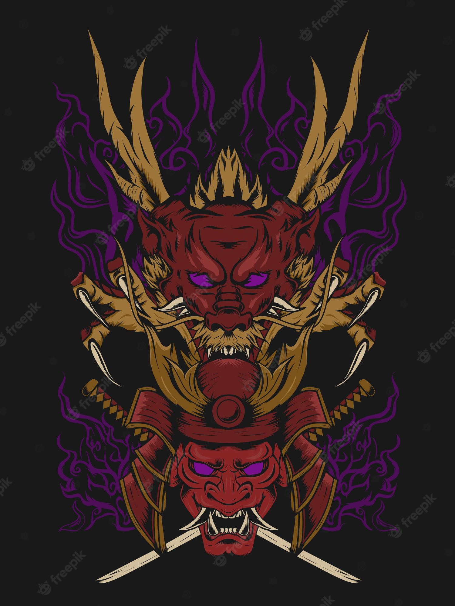 Samurai With Dragons Wallpapers - Wallpaper Cave