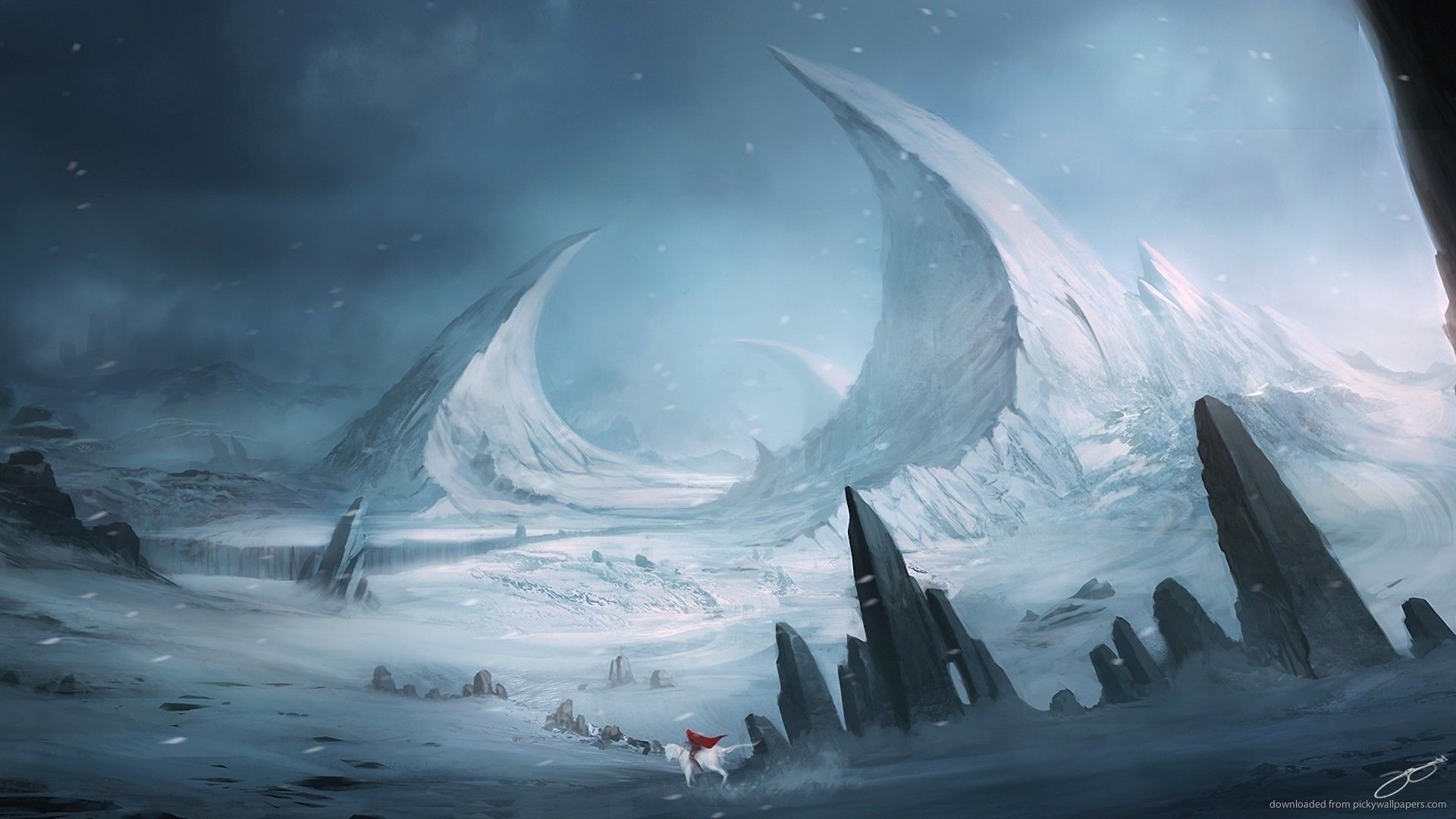 Winter Fantasy Scene Wallpapers - Wallpaper Cave