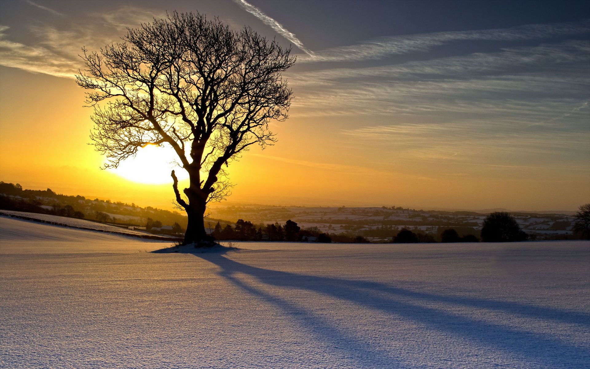 Early Winter Sunset Wallpapers - Wallpaper Cave