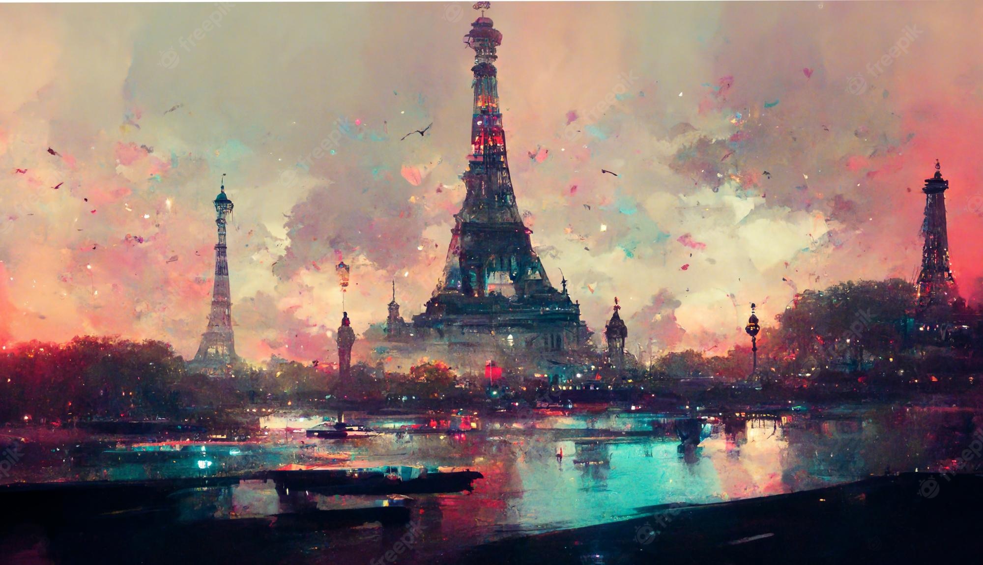 Paris Painting Wallpapers - Wallpaper Cave