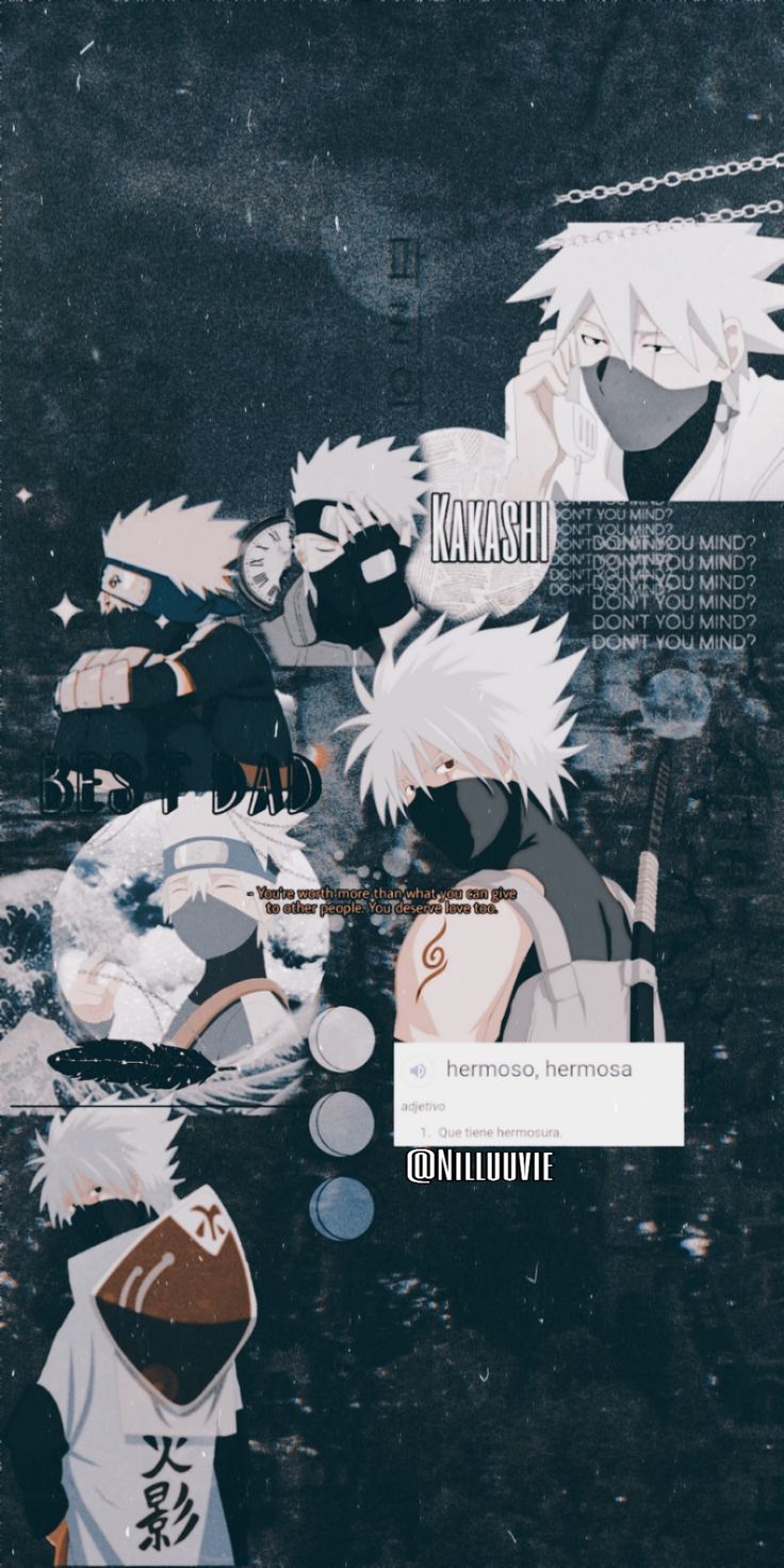 Kakashi Aesthetic Blue Wallpapers - Wallpaper Cave