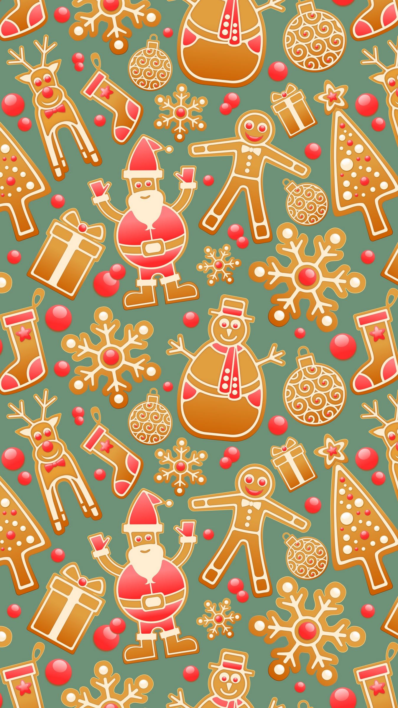 Cute Christmas Gingerbread Wallpapers - Wallpaper Cave