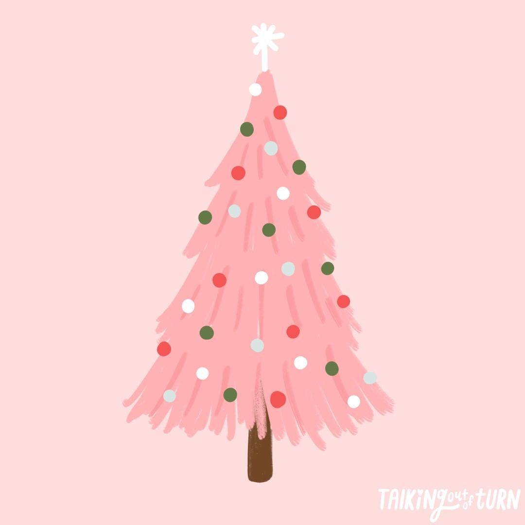 Cute Pink Christmas Tree Wallpapers - Wallpaper Cave